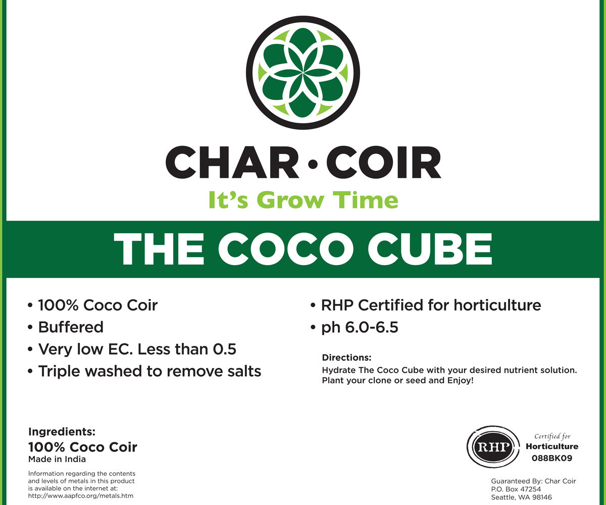 The Coco Cube - Coir Cube - 2.25 L (32 Case) | GrowDaddy