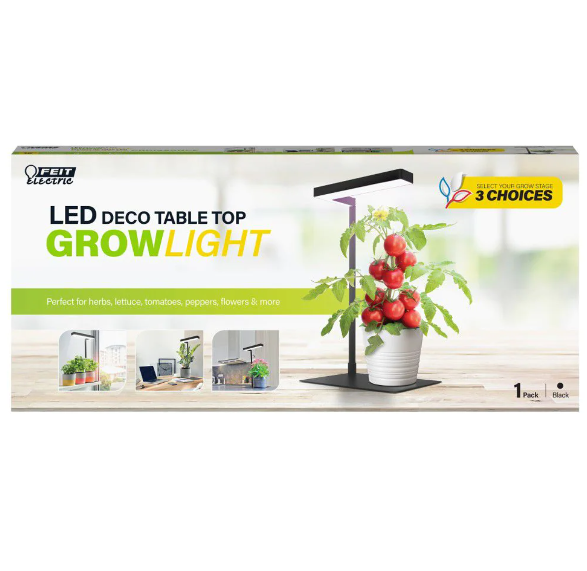 LED Deco Table Top Grow Light with 3 Settings | GrowDaddy