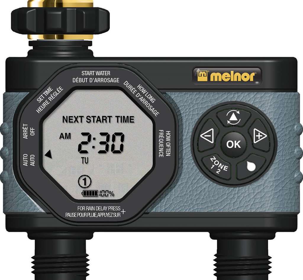 Melnor Two-Zone Heavy-Duty Digital Water Timer | GrowDaddy